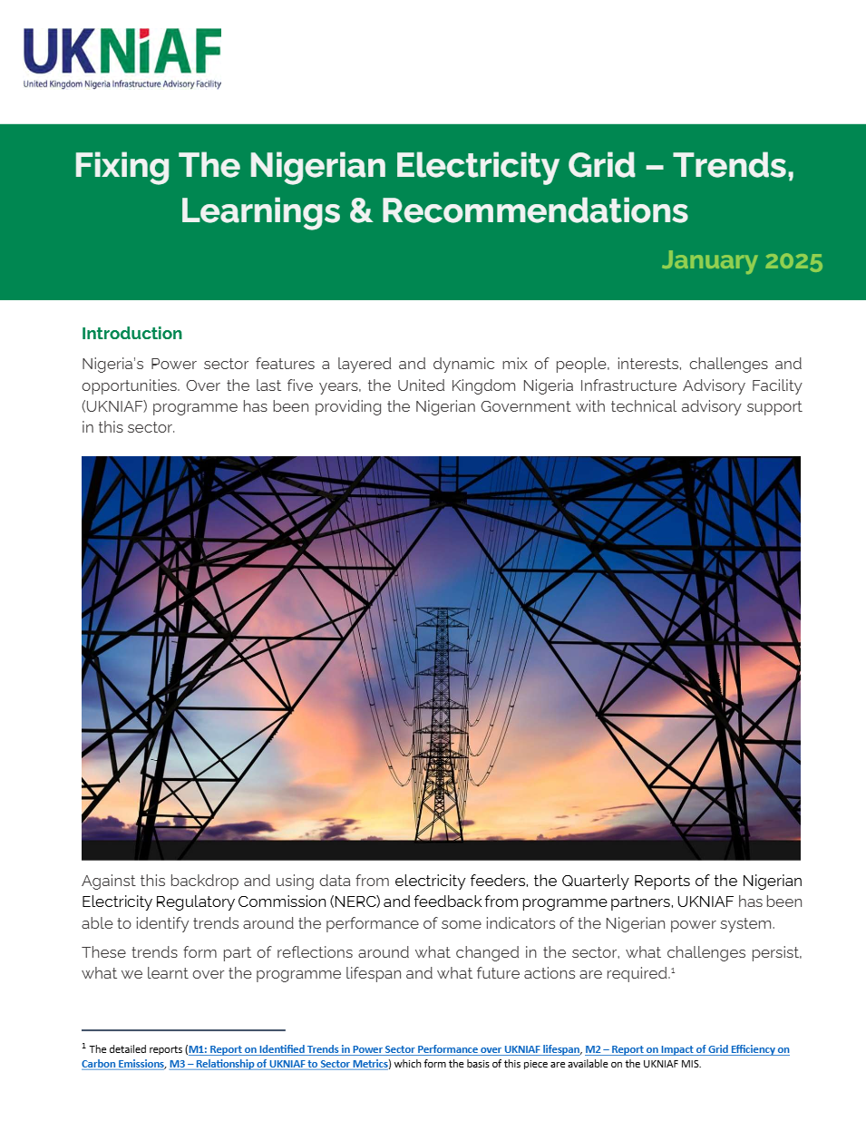 Fixing the Nigerian Electricity Grid - Trends, Learnings and ...